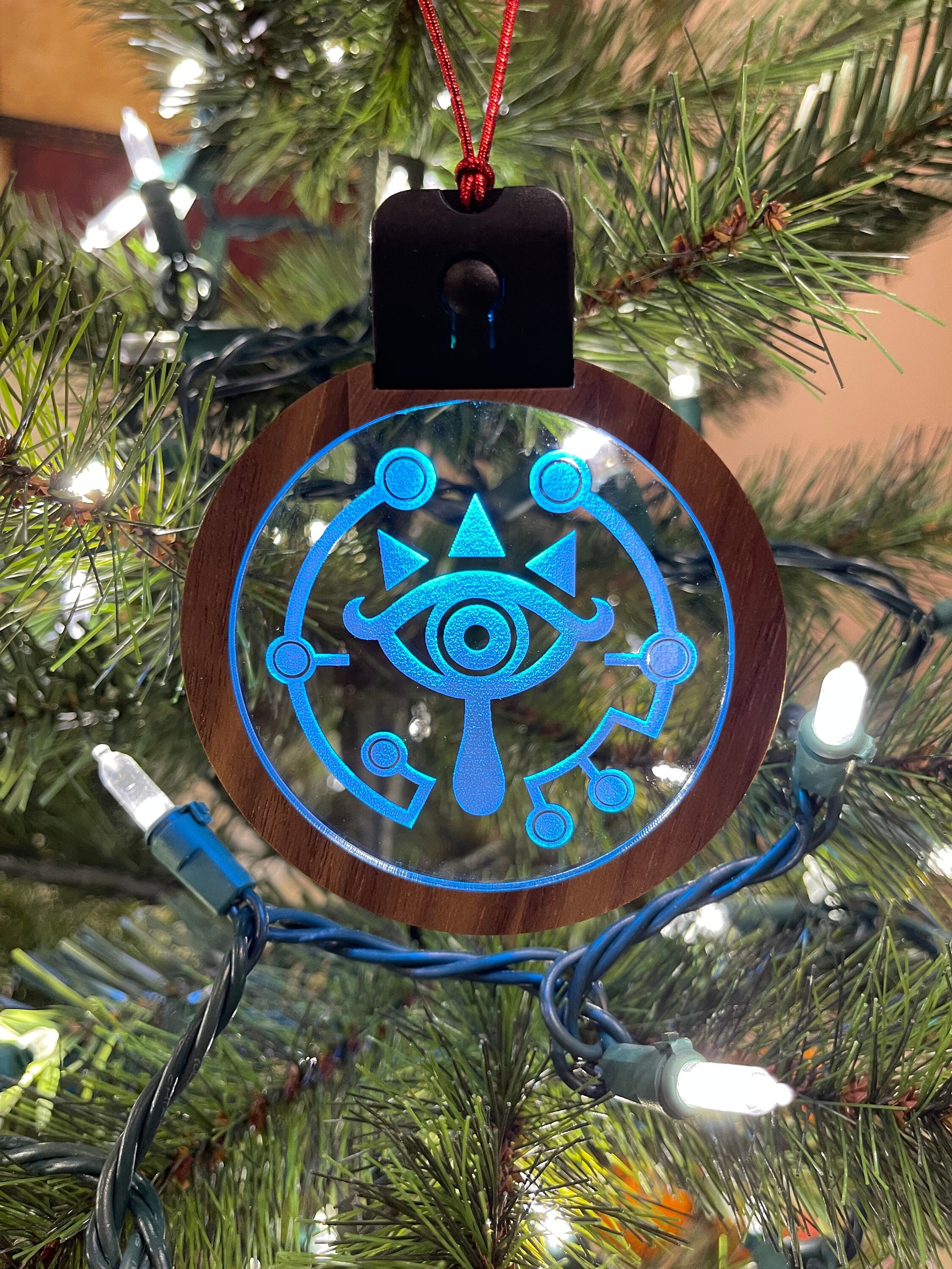 Zelda Sheikah Light-up Christmas Ornament Sheikah Shrine Emblem Legend ...