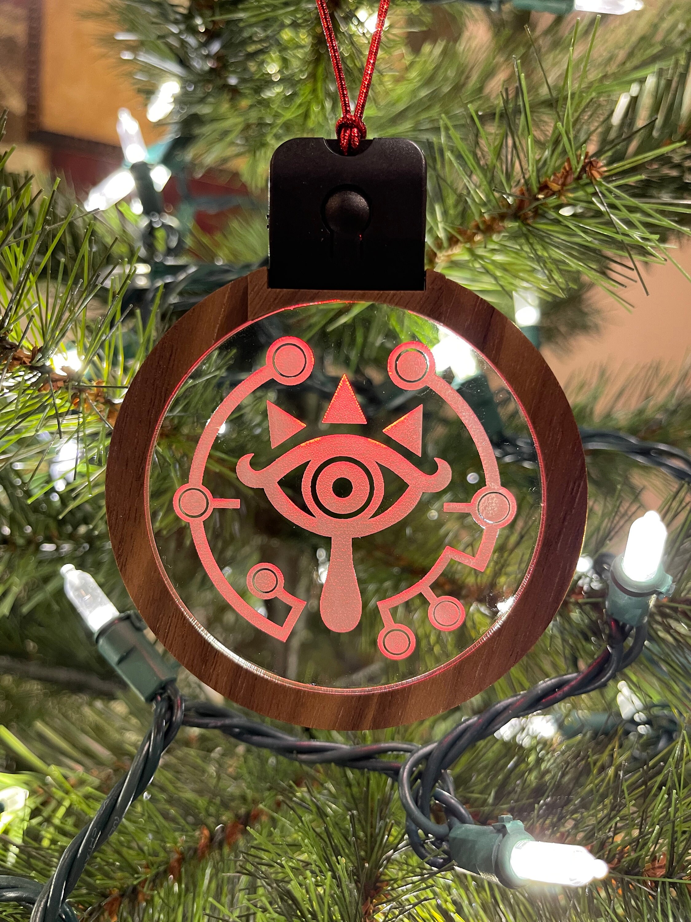 Zelda Sheikah Light-up Christmas Ornament Sheikah Shrine Emblem Legend ...