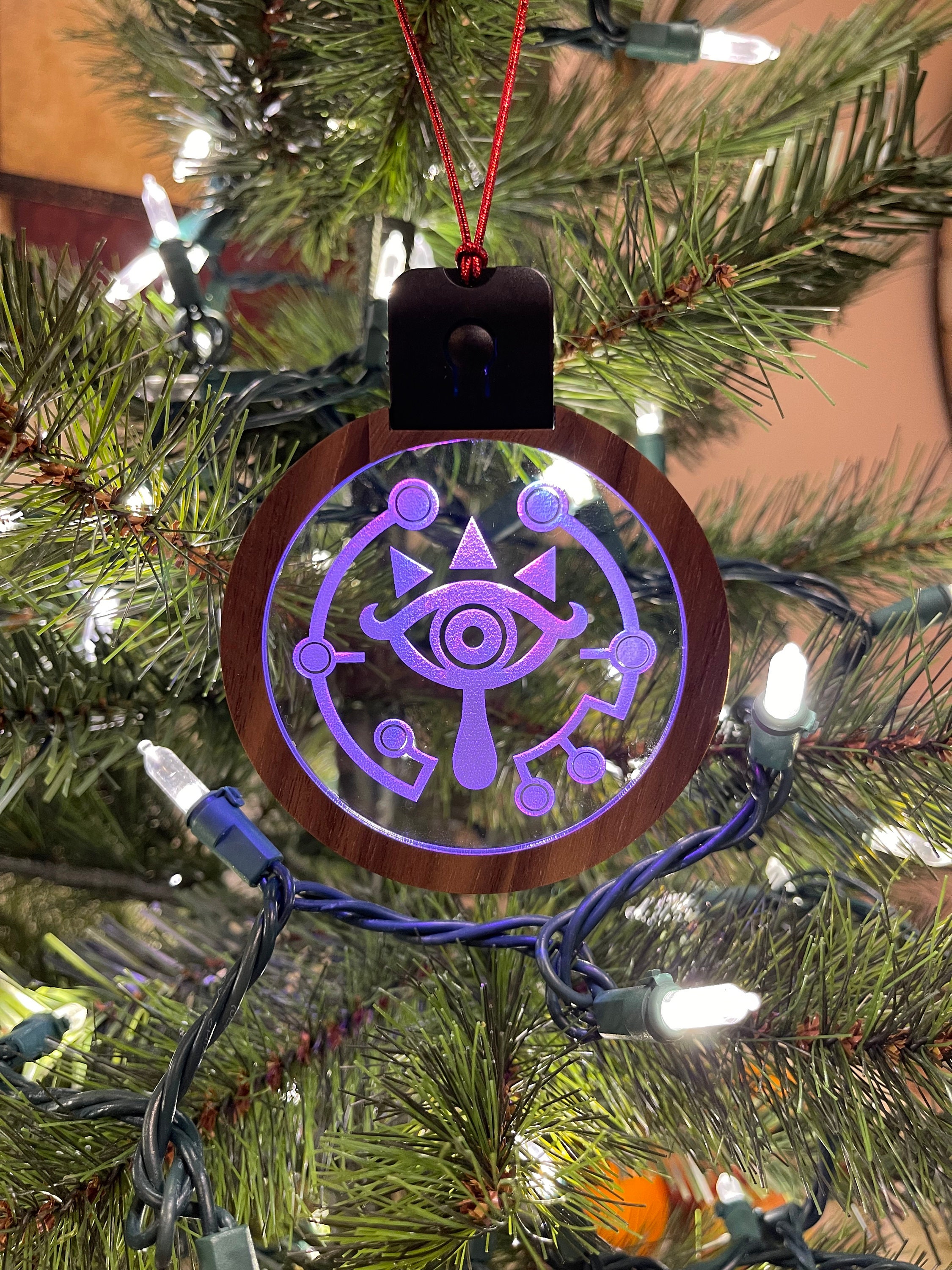 Zelda Sheikah Light-up Christmas Ornament Sheikah Shrine Emblem Legend ...