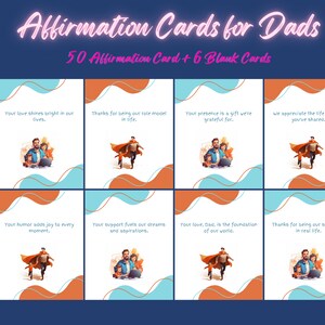 Affirmation Cards, Dad Positive Quotes, Father's Day, Dad's Birthday ...