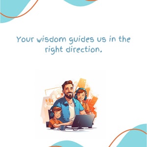 Affirmation Cards, Dad Positive Quotes, Father's Day, Dad's Birthday ...