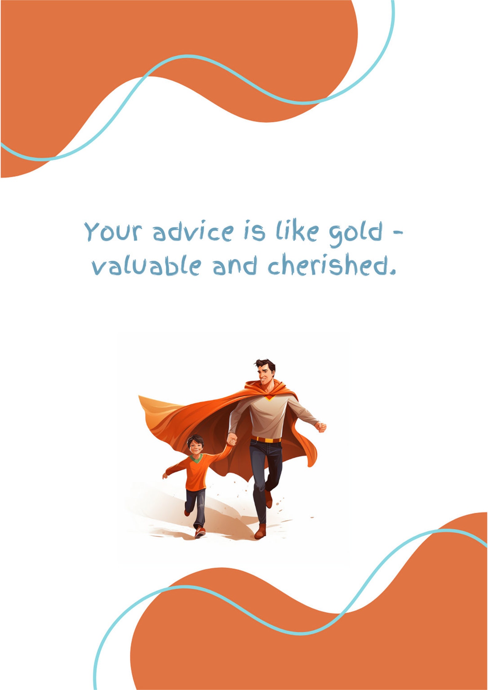 Affirmation Cards, Dad Positive Quotes, Father's Day, Dad's Birthday ...