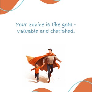 Affirmation Cards, Dad Positive Quotes, Father's Day, Dad's Birthday ...