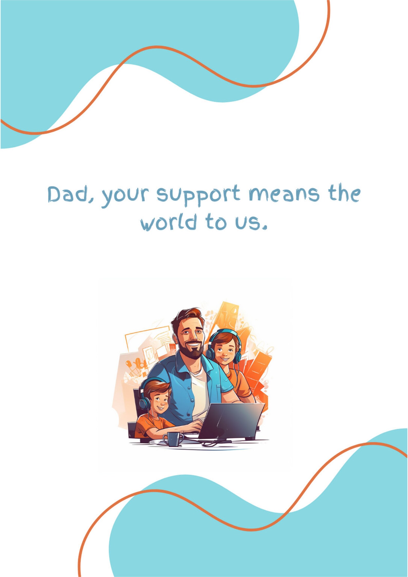 Affirmation Cards, Dad Positive Quotes, Father's Day, Dad's Birthday ...
