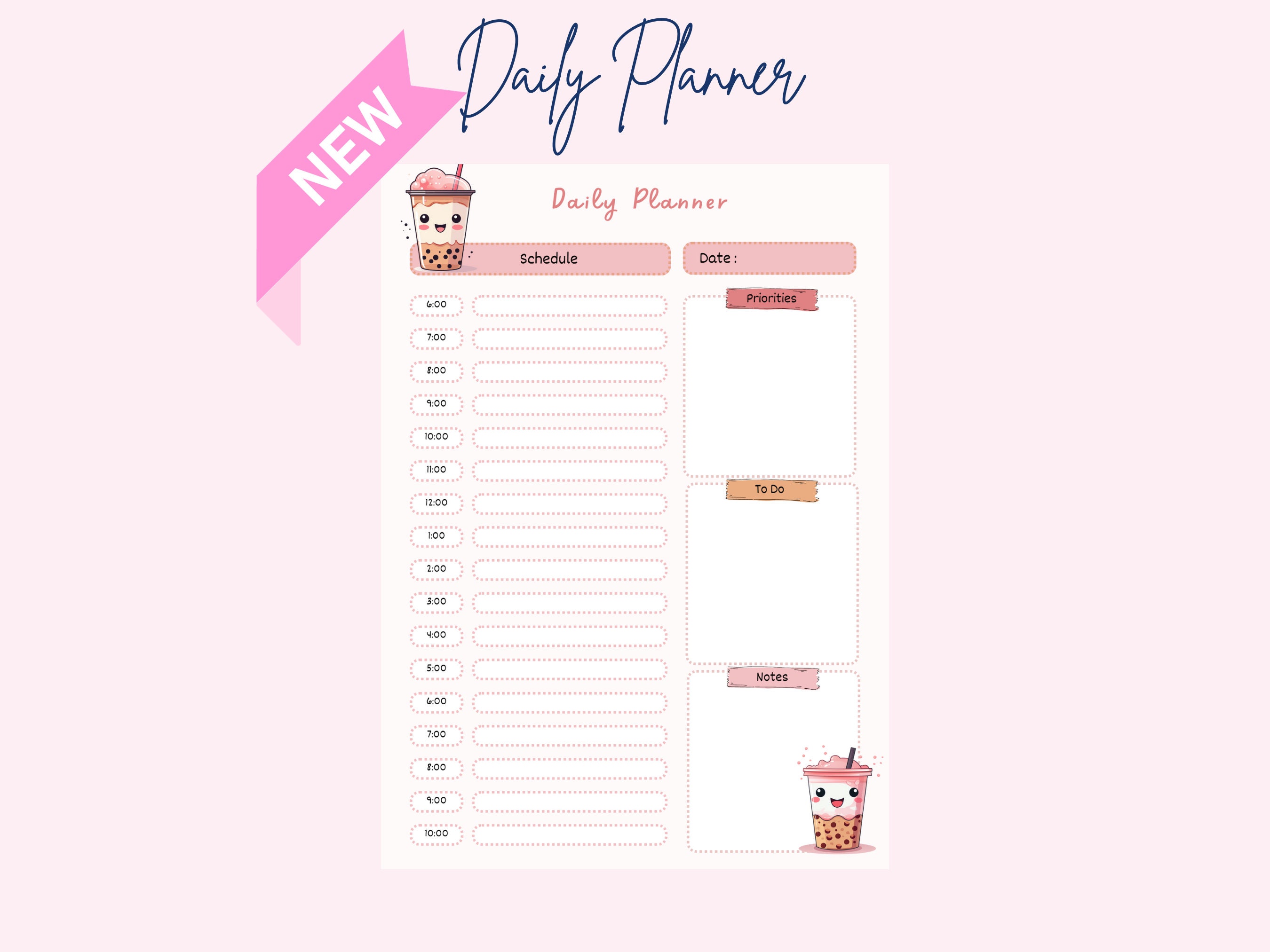 Bubble Planner Template