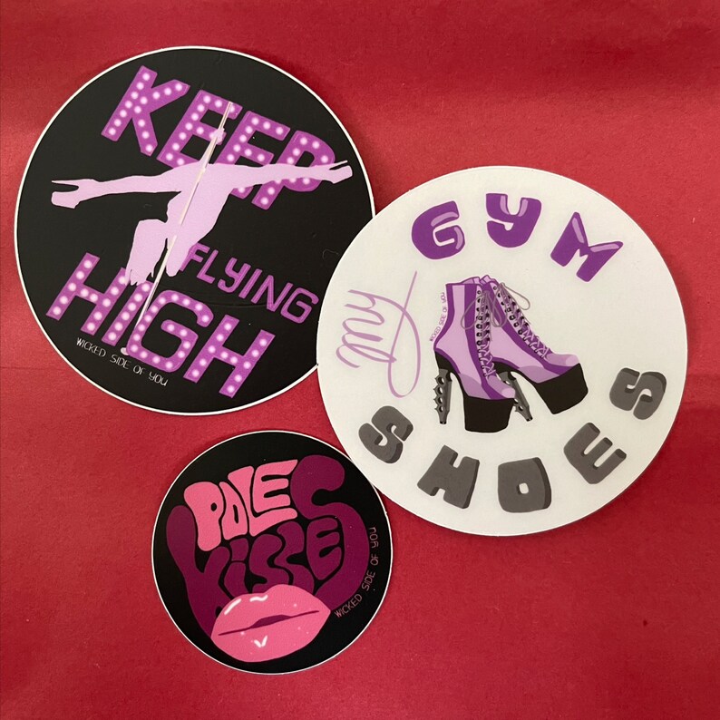 Pole Dance Sticker Pack 3 Pcs or 5 Pcs | Sticker Bundle | Sticker Pack ...
