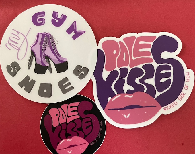 Pole Dance Sticker Pack 3 Pcs or 5 Pcs | Sticker Bundle | Sticker Pack ...
