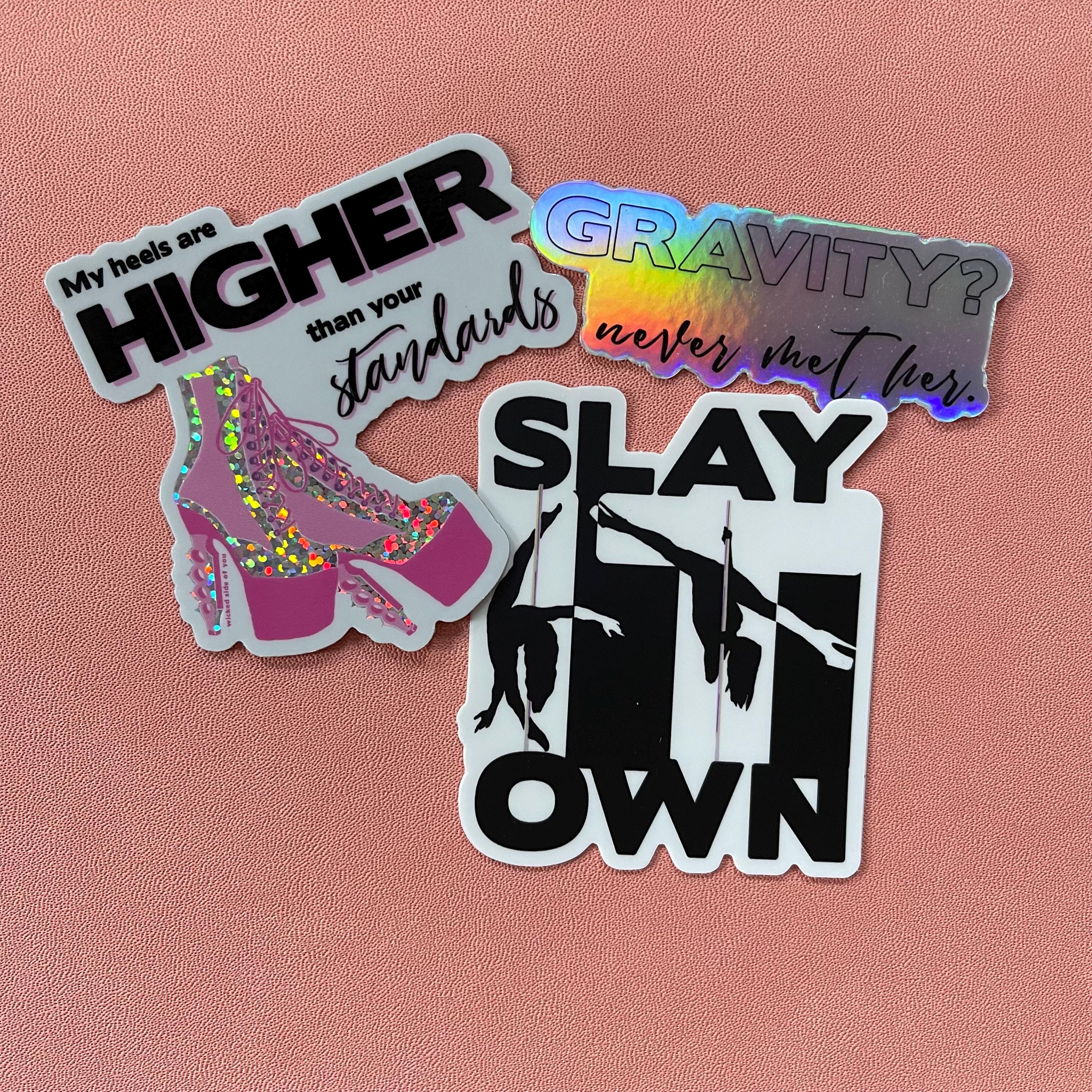 Pole Dance Sticker Pack - 3 or 5 Vinyl Stickers | Die-cut Illustration ...