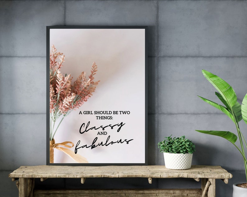 Printable Stay Classy Poster | Vintage Artwork | Retro Style Poster ...