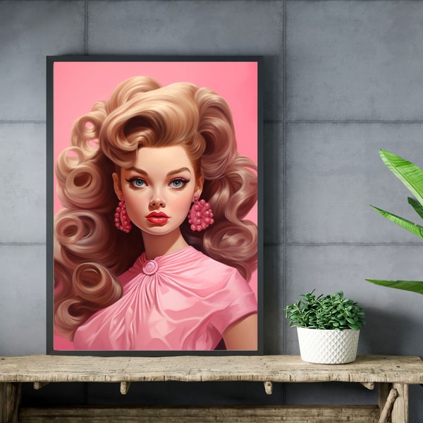 Barbie Poster Printable Etsy