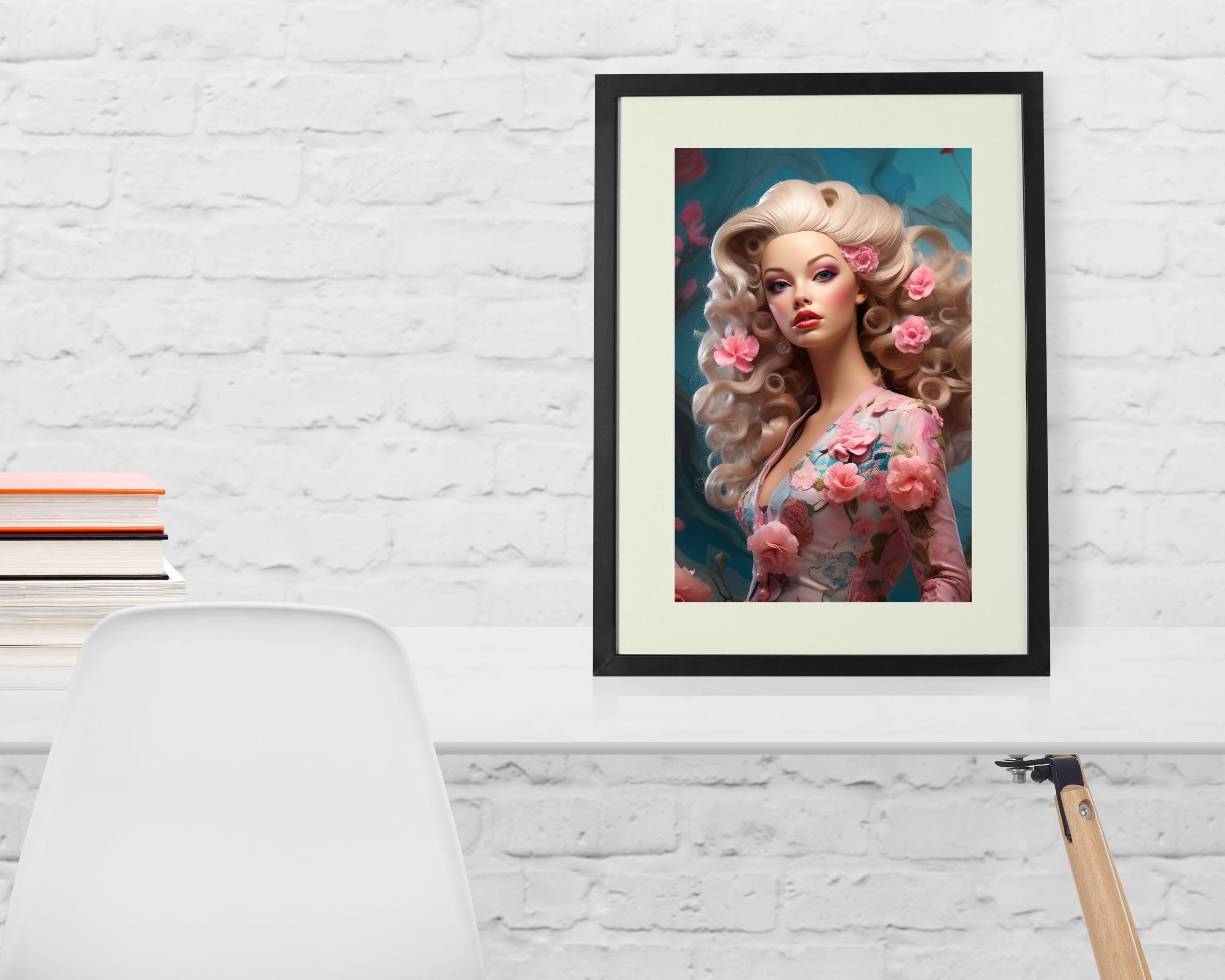 Printable Retro Barbie Poster | Barbie Artwork | 90s Inspired Doll ...