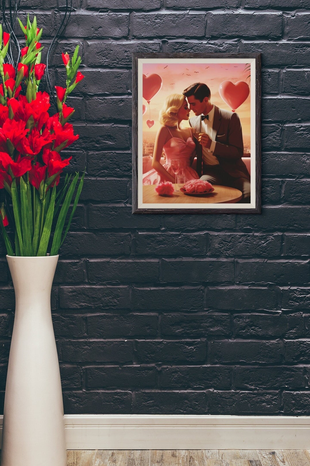 Barbie and Ken Digital Print | Retro Barbie Poster | Barbie Inspired ...