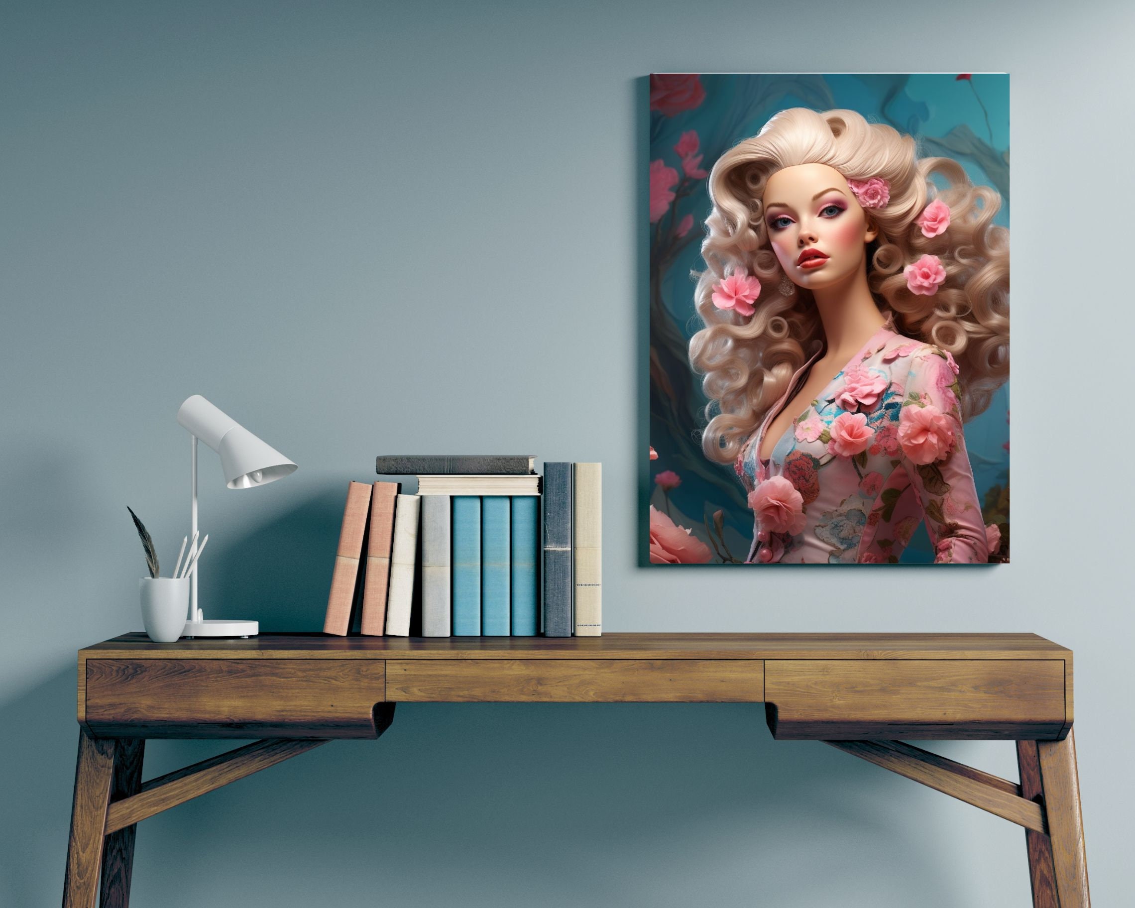 Printable Retro Barbie Poster | Barbie Artwork | 90s Inspired Doll ...