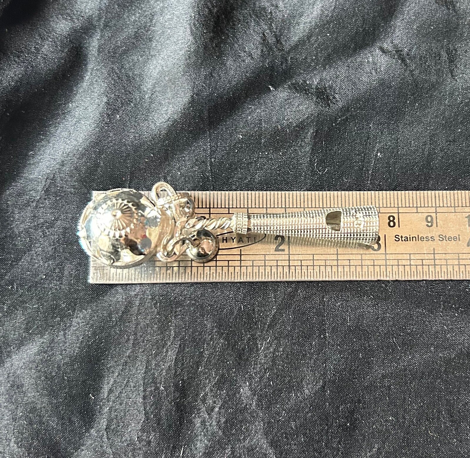 Pure Silver Baby Rattle With Whistle Toys,infant Toys/newborn Baby Gift ...