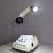 2 USB Telephone Desk Lamp Flexible Gooseneck One White LED Charging ...