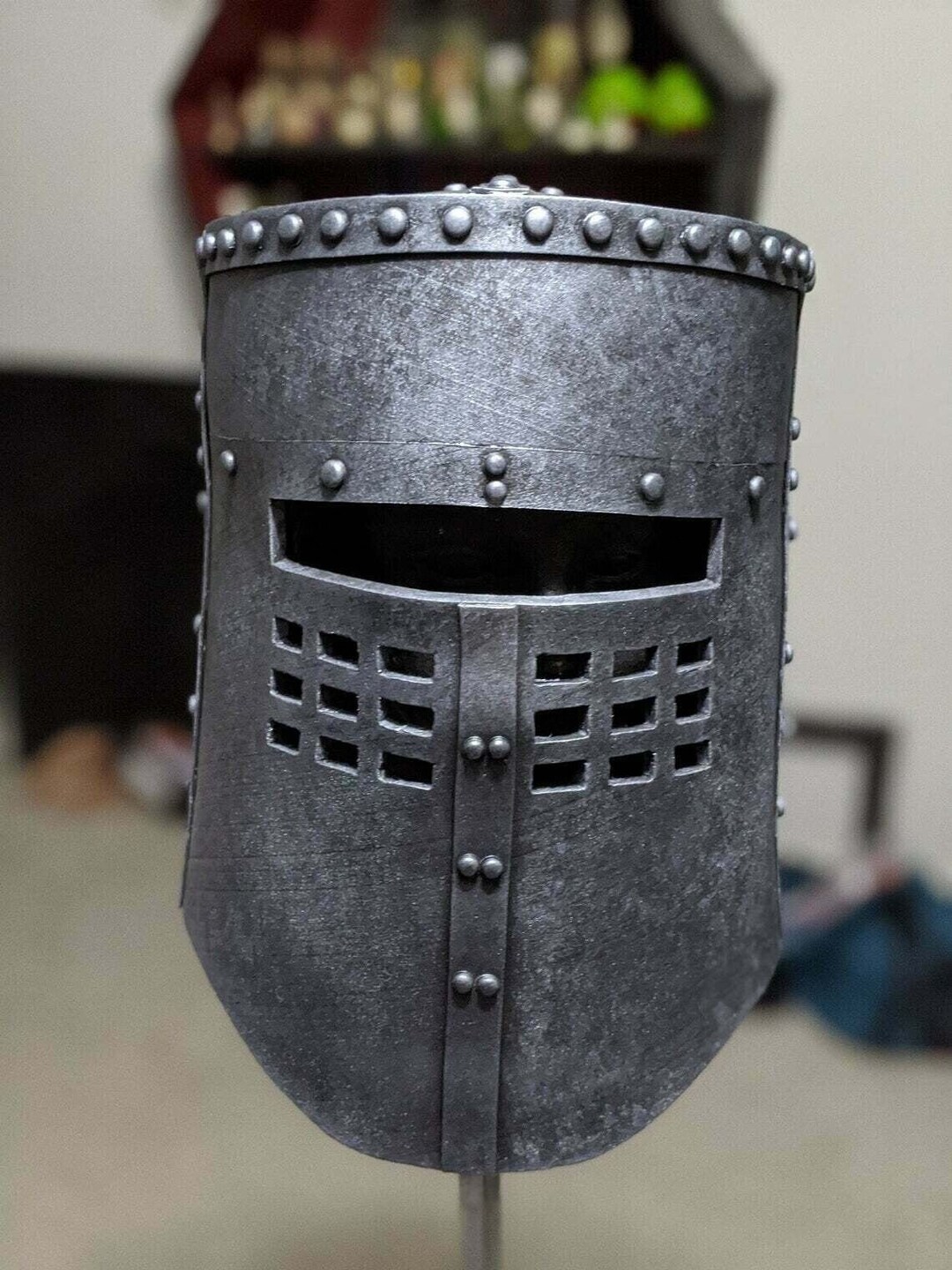Black Knight Monty Python Helmet, King Arthor Costume, Monty Python ...