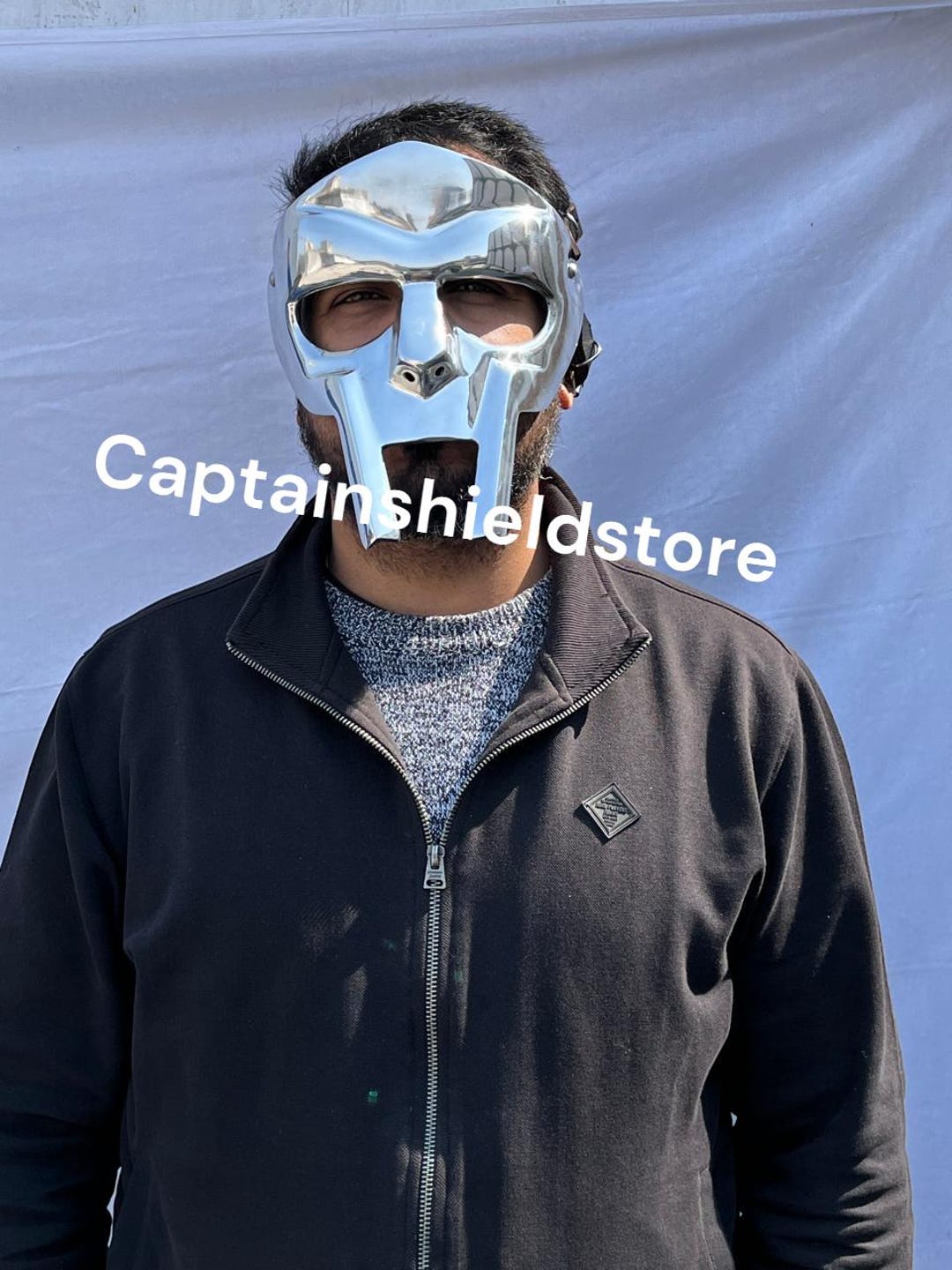 Legend MF Doom Gladiator Mask Gold ,silver,black Finish Face Mask ...