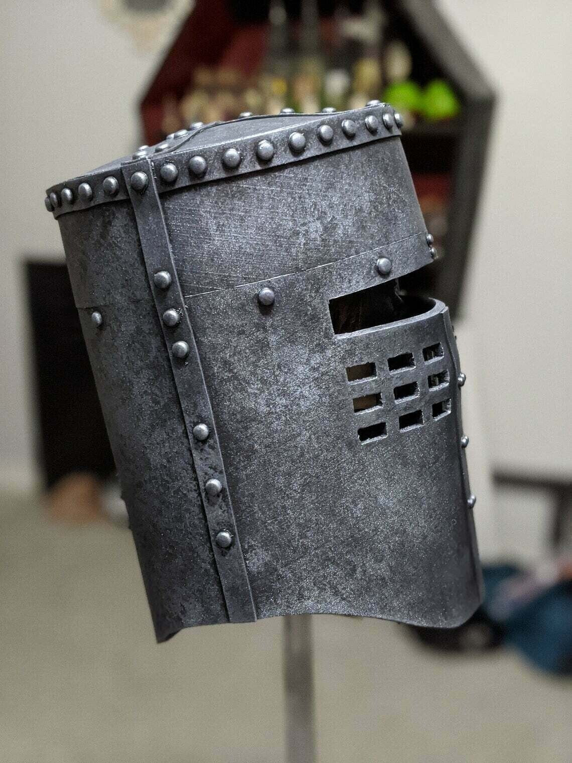 Black Knight Monty Python Helmet, King Arthor Costume, Monty Python ...