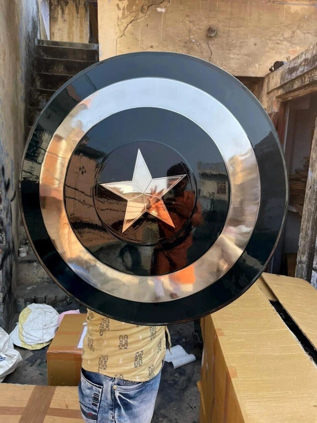 Captain America Shield 22 Full Size Falcon and Winter Soldier Captain ...