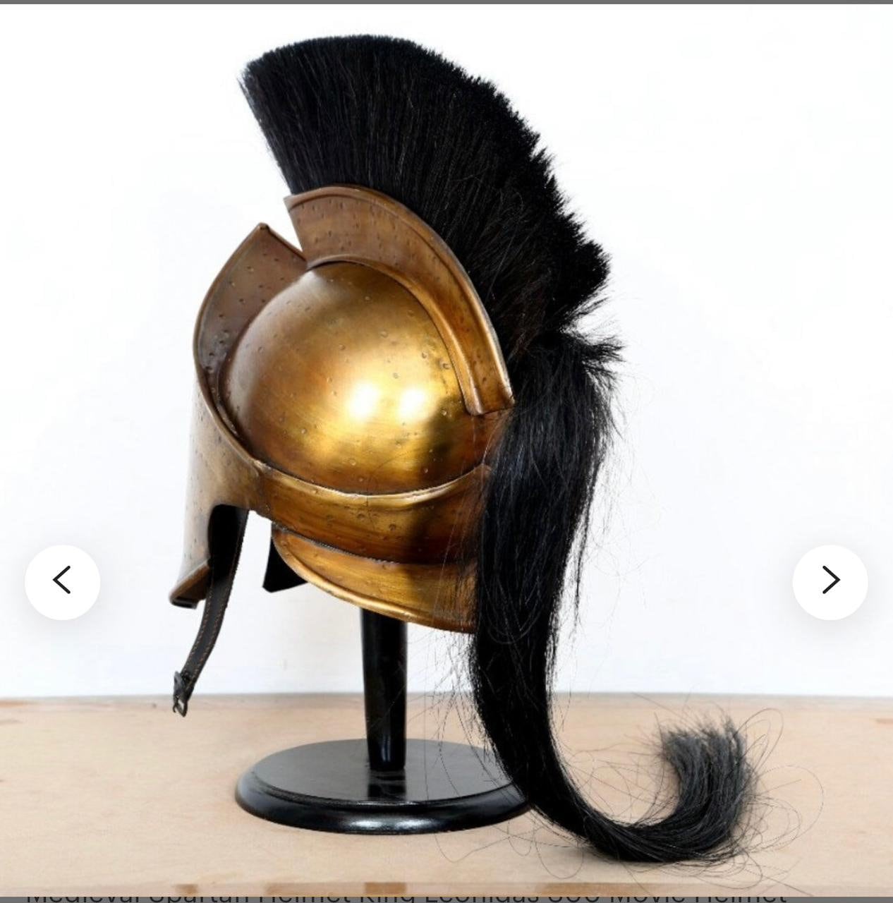 Medieval Spartan Helmet King Leonidas 300 Movie Helmet Replica Role ...