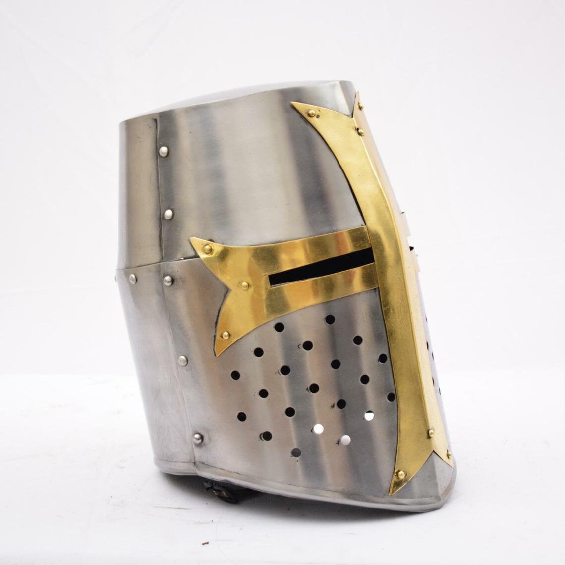Templar Helmet Medieval Crusader Helmet Templar Knight Helmet With ...
