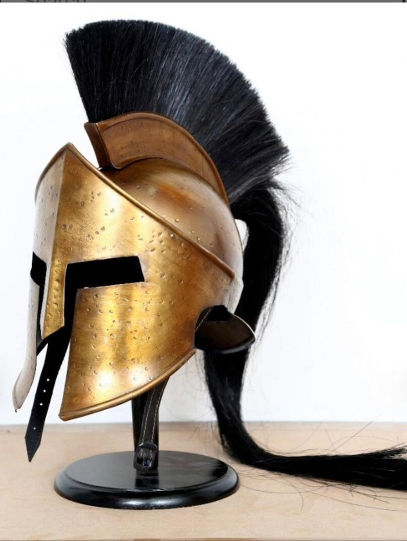 Medieval Spartan Helmet King Leonidas 300 Movie Helmet Replica Role ...