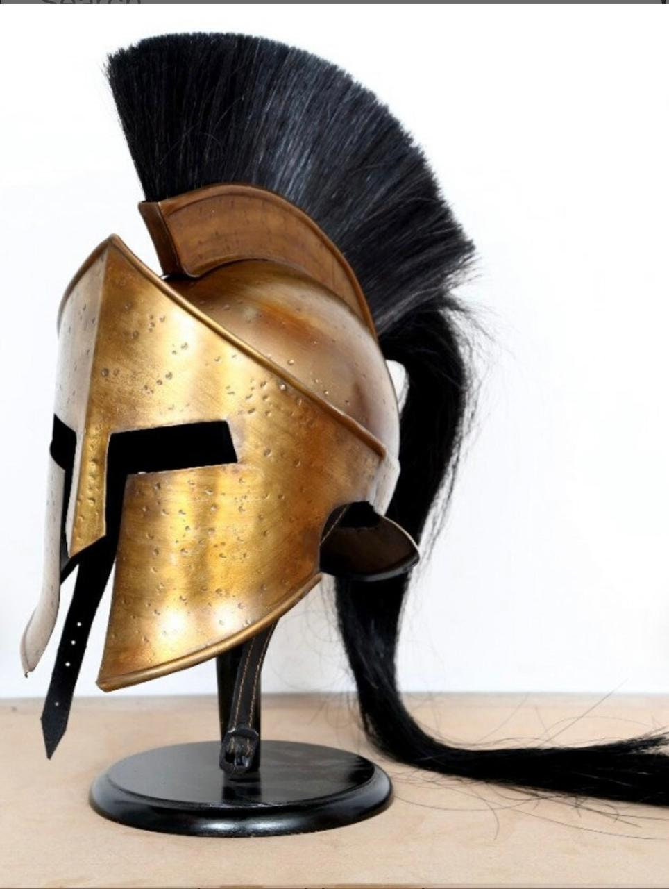Medieval Spartan Helmet King Leonidas 300 Movie Helmet Replica Role ...