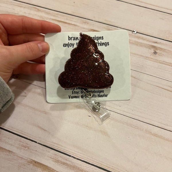 Poop Emoji for Badge - Etsy