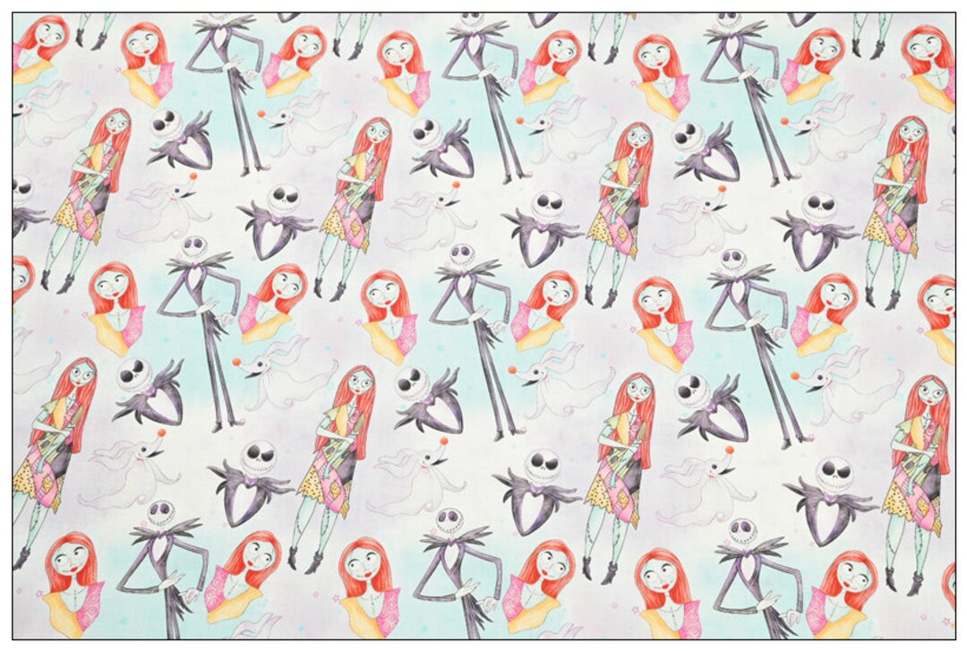 The Nightmare Before Christmas Fabric Queen of Scream - Etsy