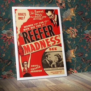 Vintage Anti-drug Propaganda Marijuana, the Sweet Pill That Makes Life ...
