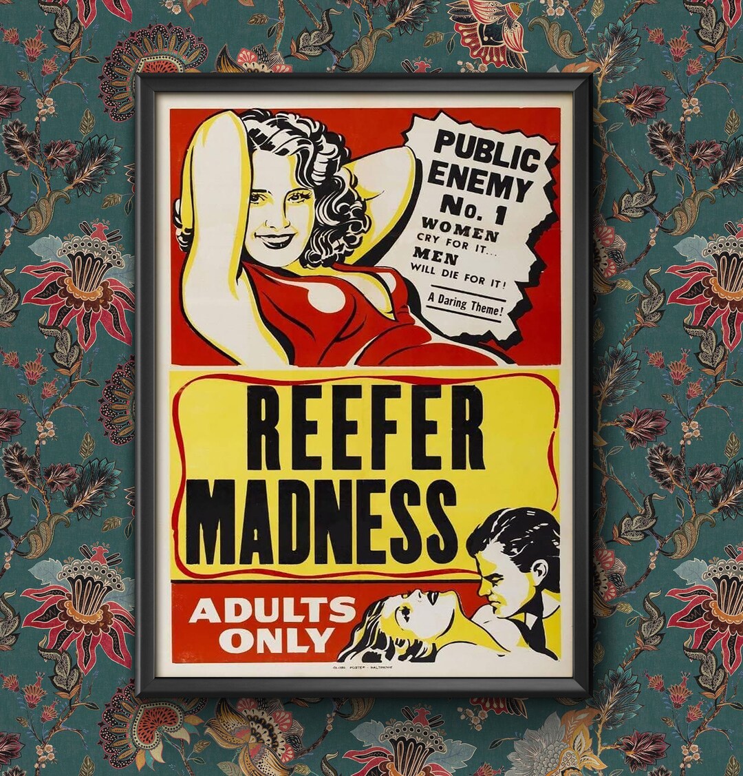 Vintage Anti-drug Propaganda 'reefer Madness Public Enemy Number One ...