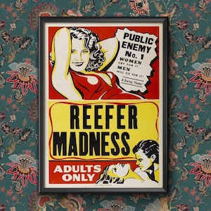 Vintage Anti-drug Propaganda 'reefer Madness Public Enemy Number One ...