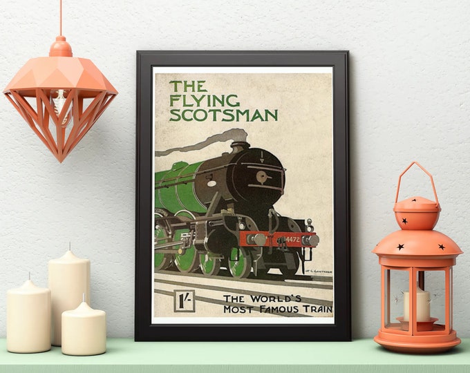 The Flying Scotsman Plaque - Etsy Canada