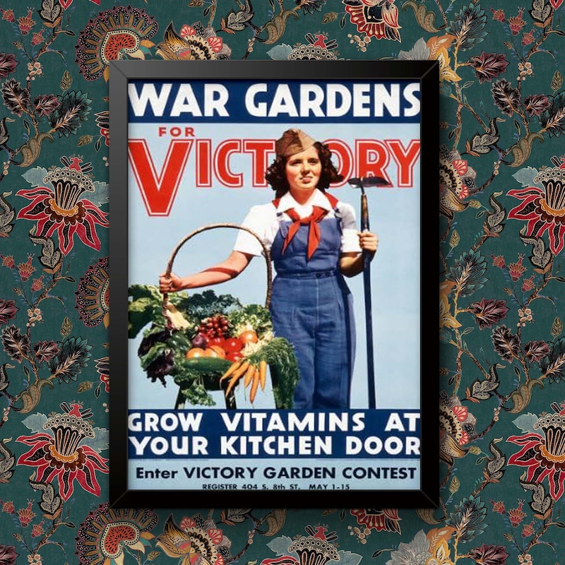 Dig for Victory Poster - Etsy UK