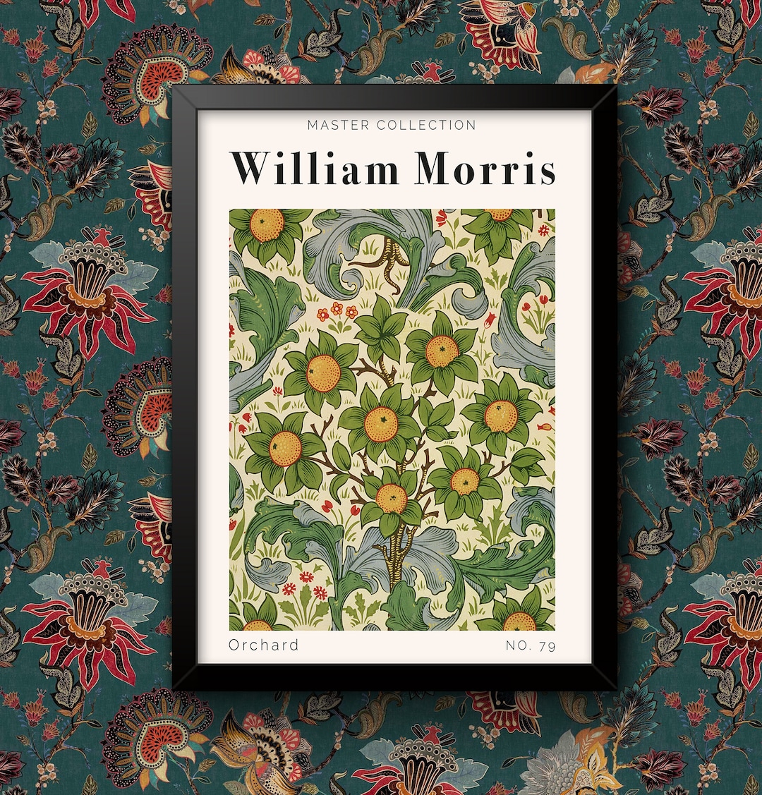 William Morris Orchard No 79 Master Collection Painting Art Print ...