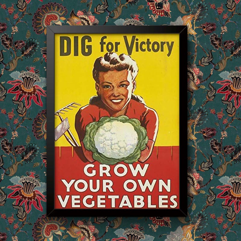 Dig for Victory Poster - Etsy UK