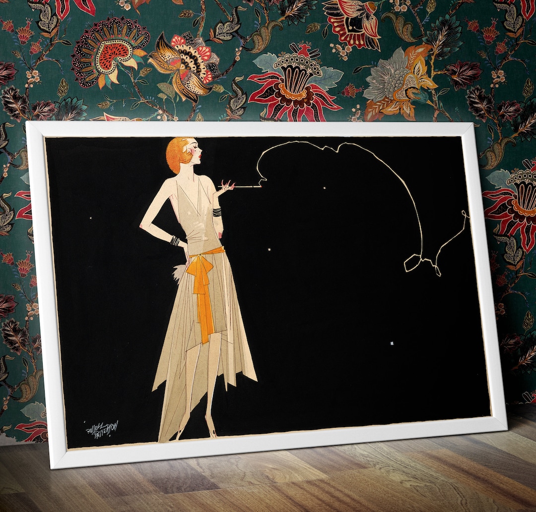 Where There's Smoke There's Fire, Russell Patterson, 1920s Wall Art ...