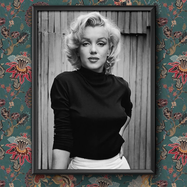 Marilyn Monroe Vogue Poster - Etsy