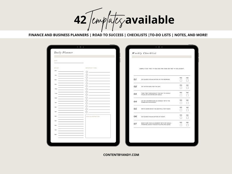 2023 Digital Printable Planner for Business Owners Business Planner ...