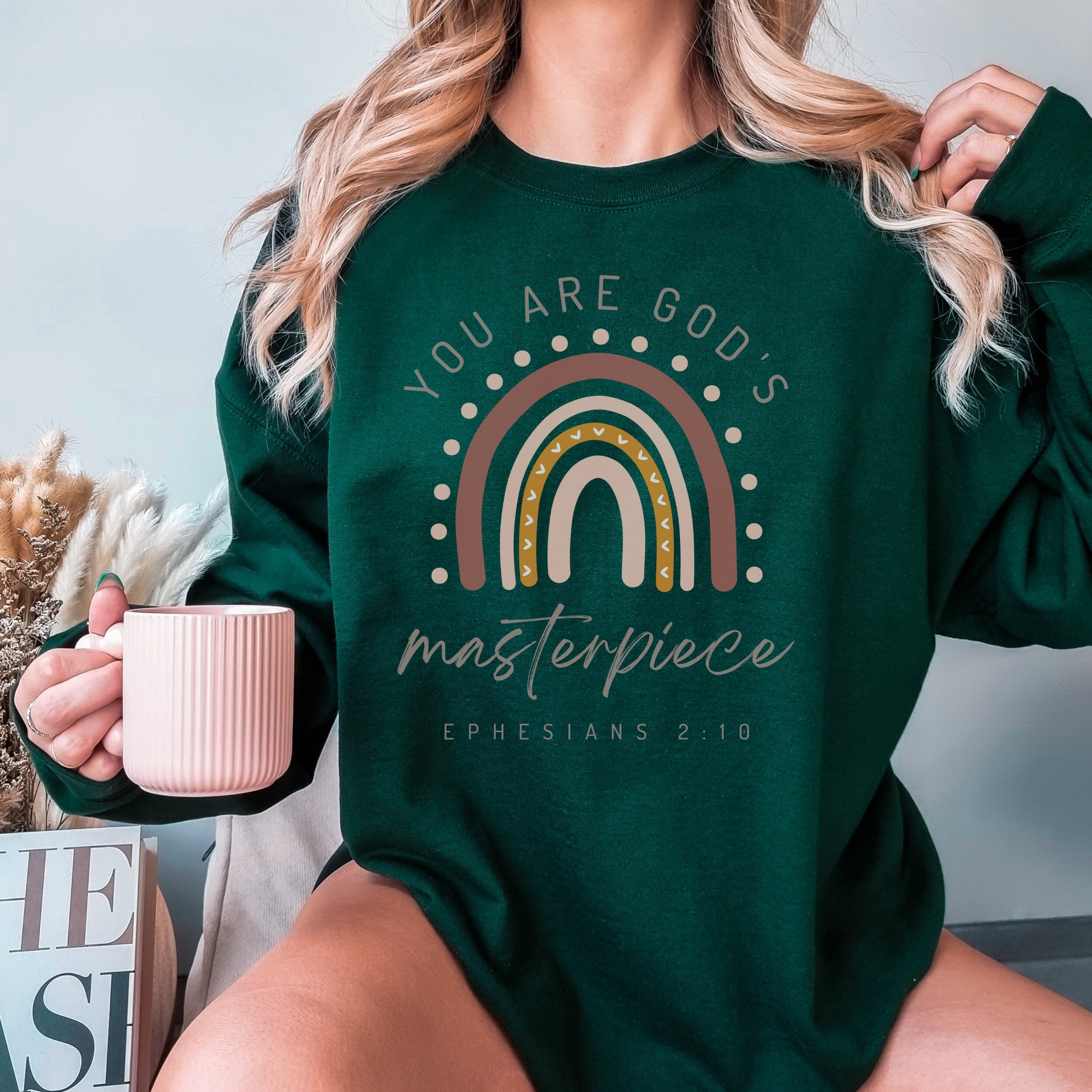 Ephesians Gods Masterpiece, Christian Crewneck, Made to Worship, Armor ...