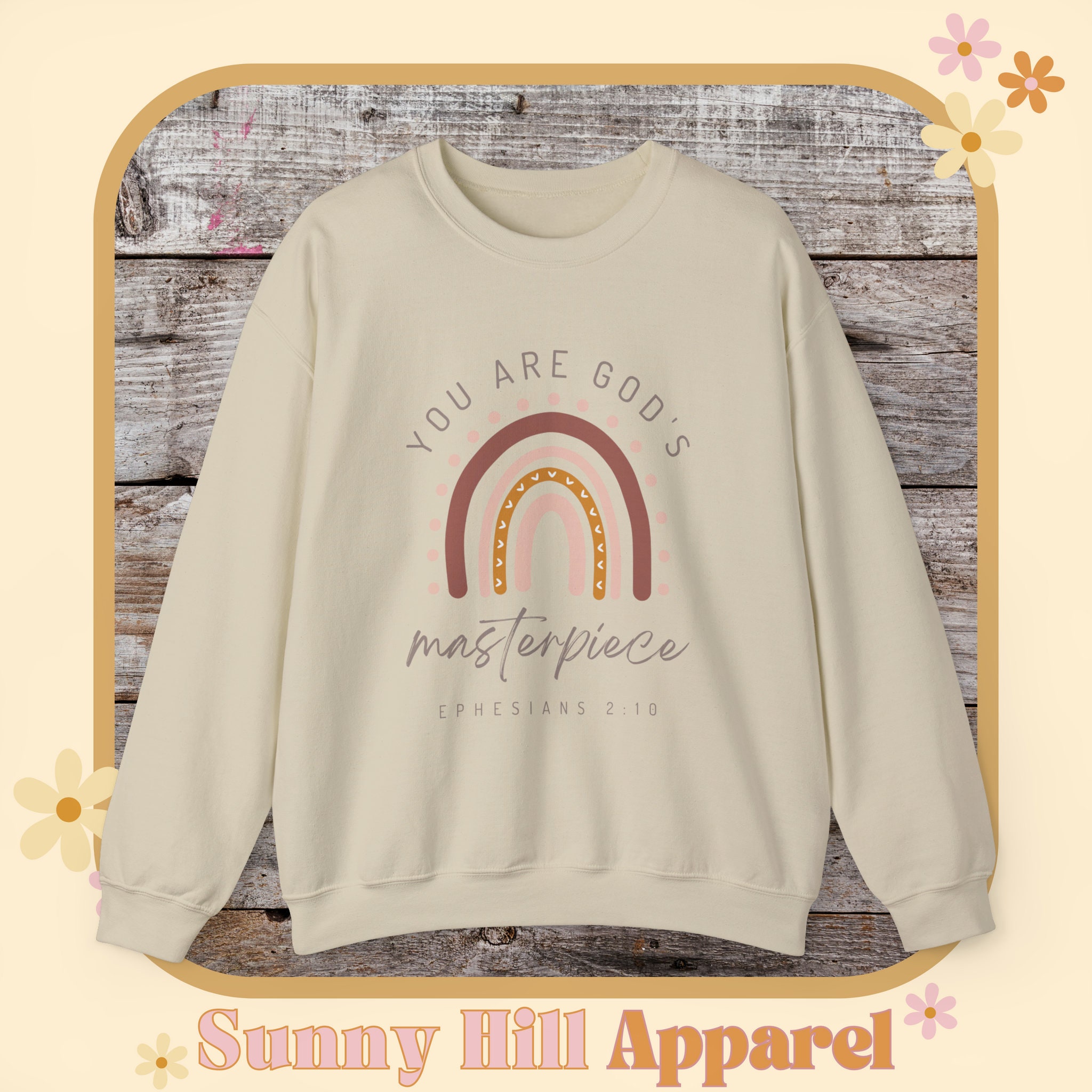 Ephesians Gods Masterpiece, Christian Crewneck, Made to Worship, Armor ...