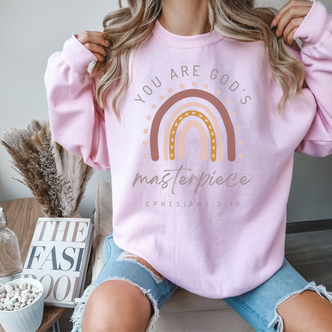 Ephesians Gods Masterpiece, Christian Crewneck, Made to Worship, Armor ...