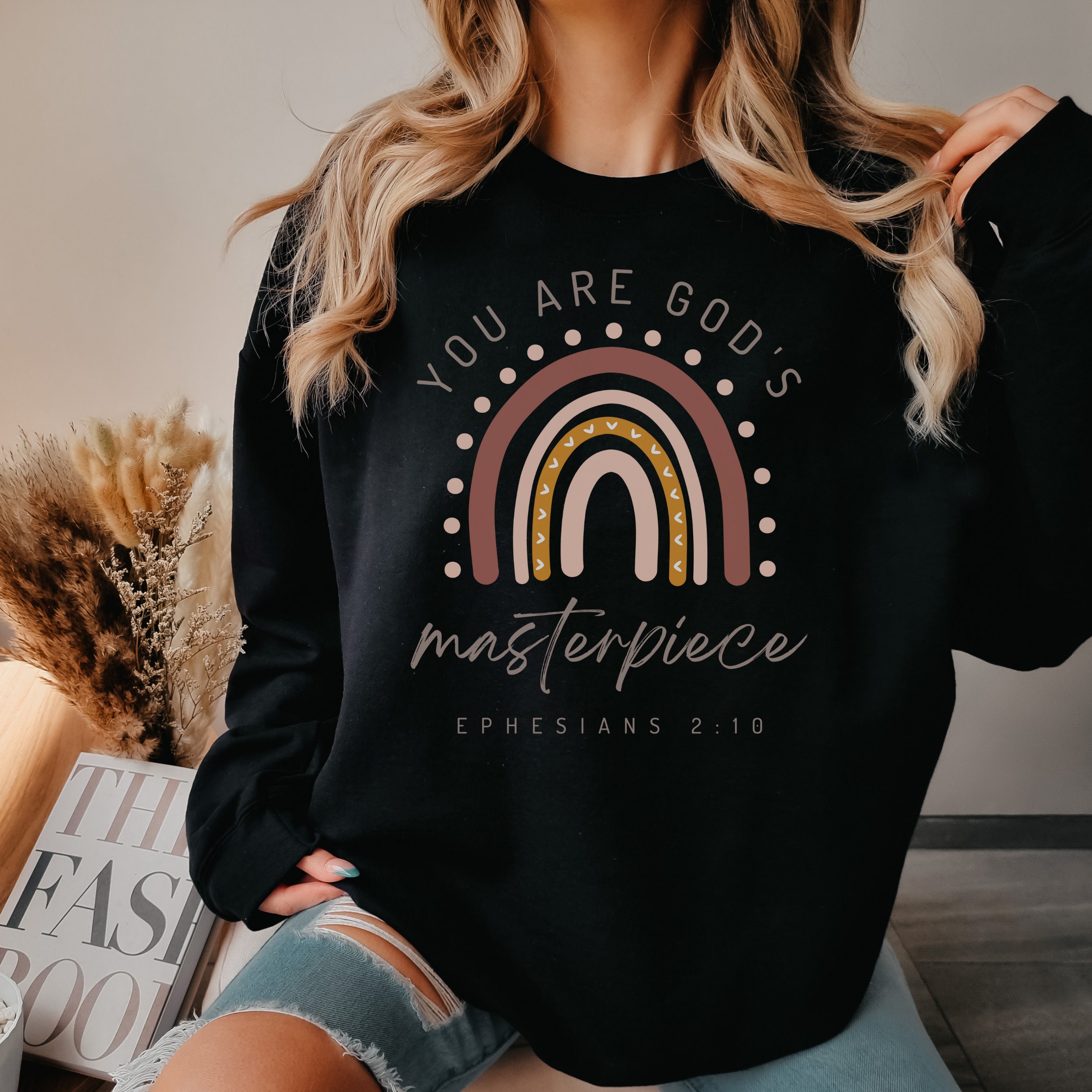 Ephesians Gods Masterpiece, Christian Crewneck, Made to Worship, Armor ...