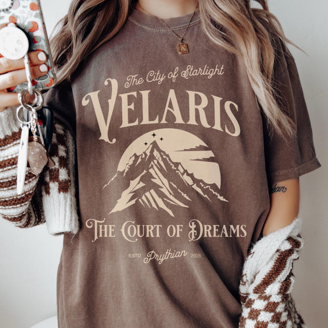 ACOTAR, ACOTAR Merch, Velaris, ACOTAR Shirt, A Court of Thorns and ...