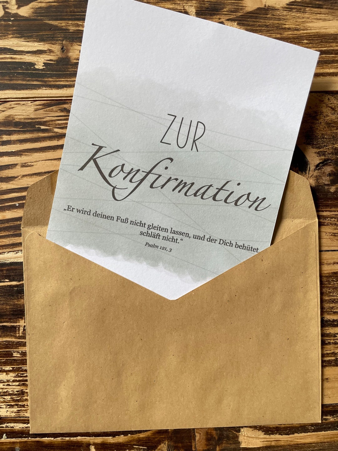 DIGITAL DOWNLOAD | Card for Confirmation - Etsy