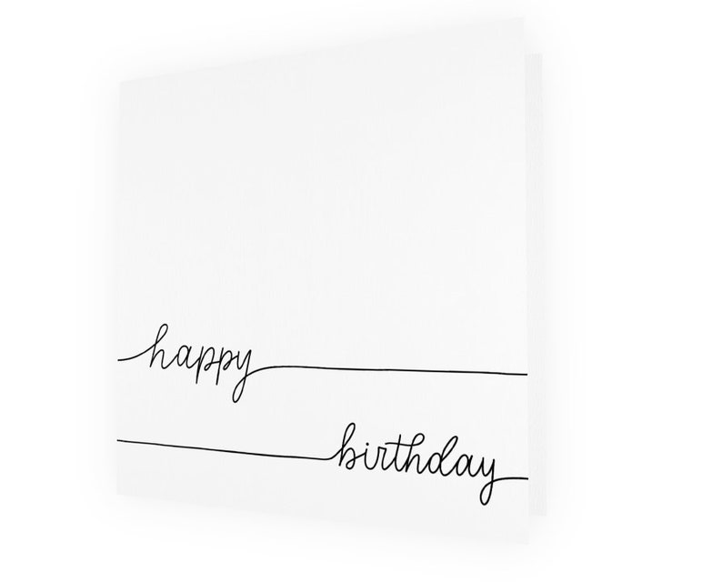 DIGITAL DOWNLOAD Happy Birthday Birthday Card Lettering - Etsy