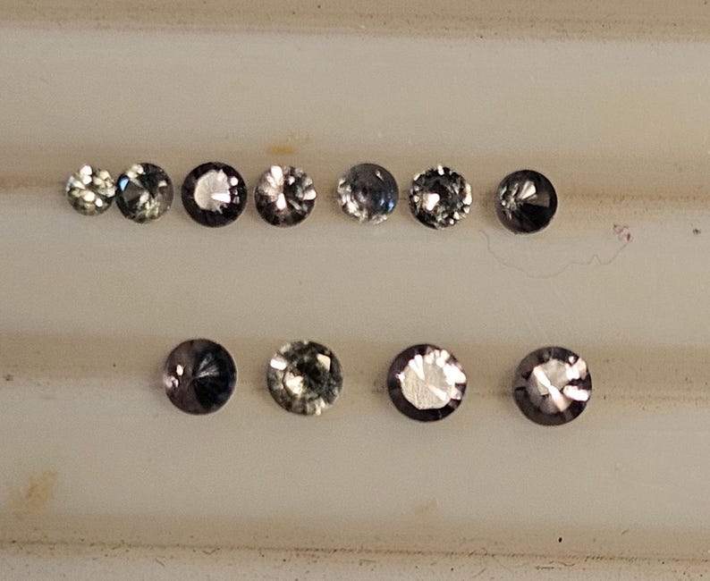 Certified Natural Alexandrite Gemstone, Diamond Cut Round, Color Change ...