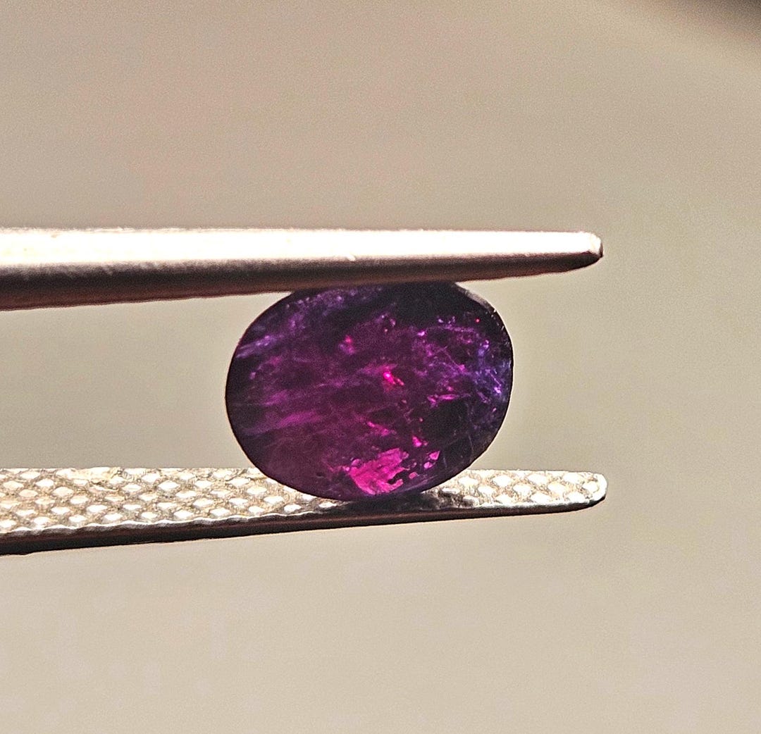 Natural Colour Change Alexandrite Gemstone, Oval Mixed Cut, 0.92 Ct - Etsy