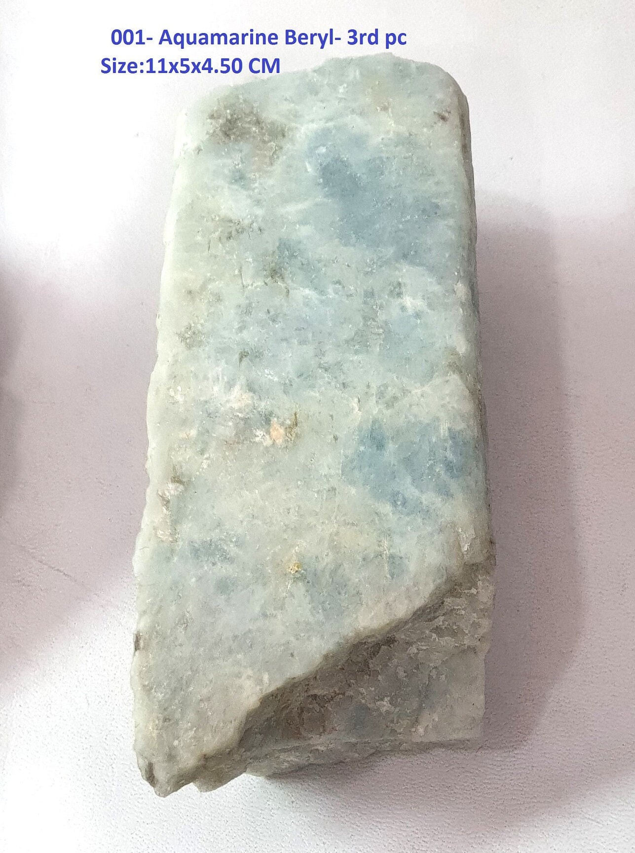 001-100% Natural Aquamarine Beryl Rough , Beryl Crystal, Rare Rough ...