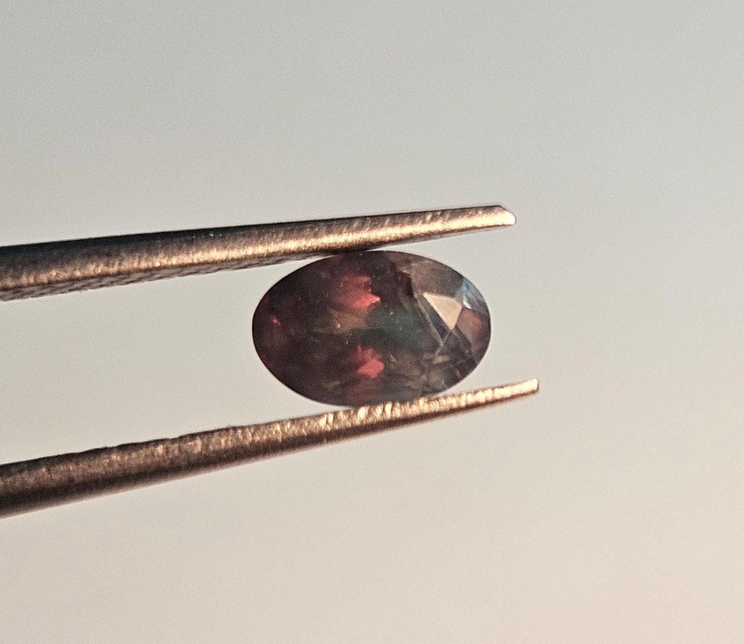 Certified Natural Alexandrite Gemstone, Oval Color Change Stone, June ...